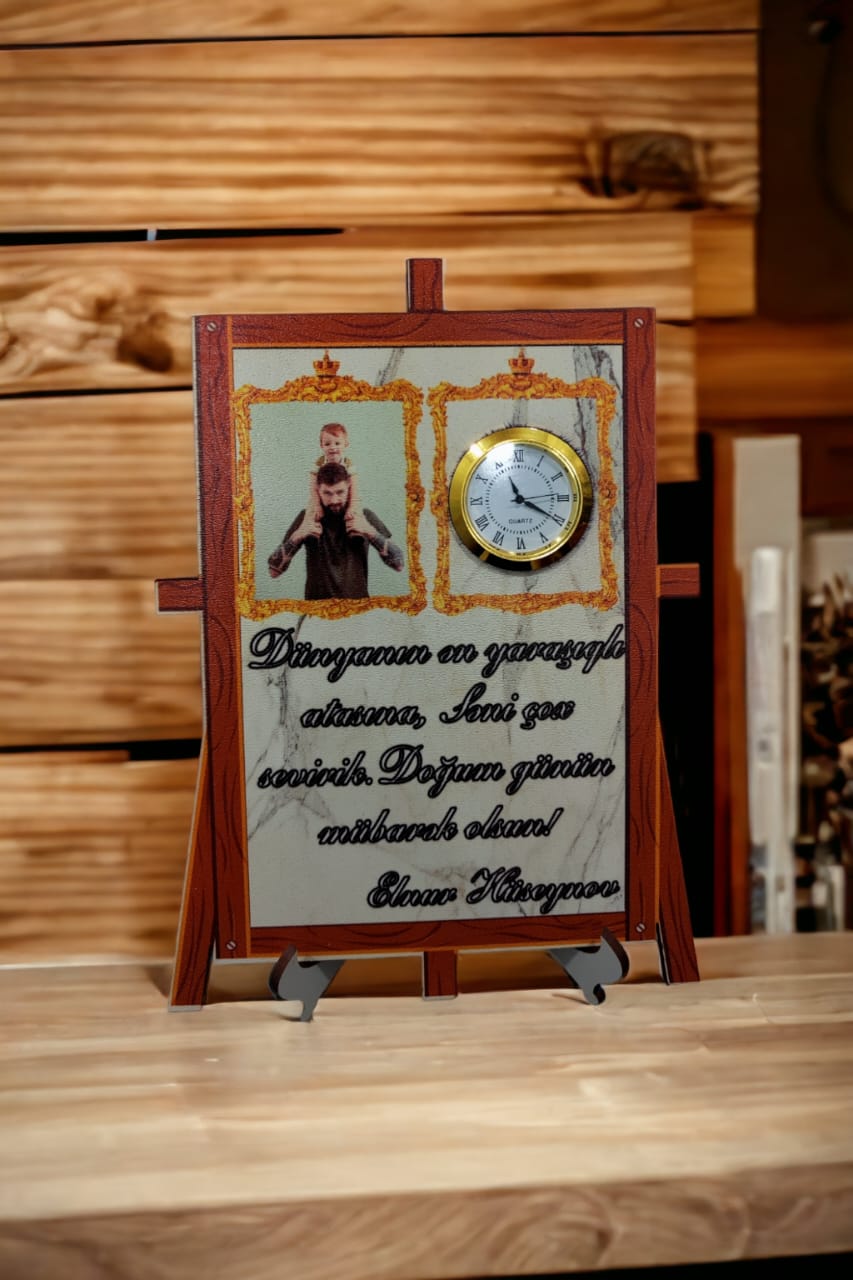 Sekilli Saat Kreativ Hediyye №823 — Hediyyem.az