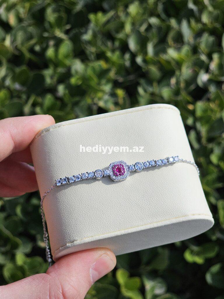 Qolbaq 925 ayar Gumus (Bilerzik) #d026 — Hediyyem.az