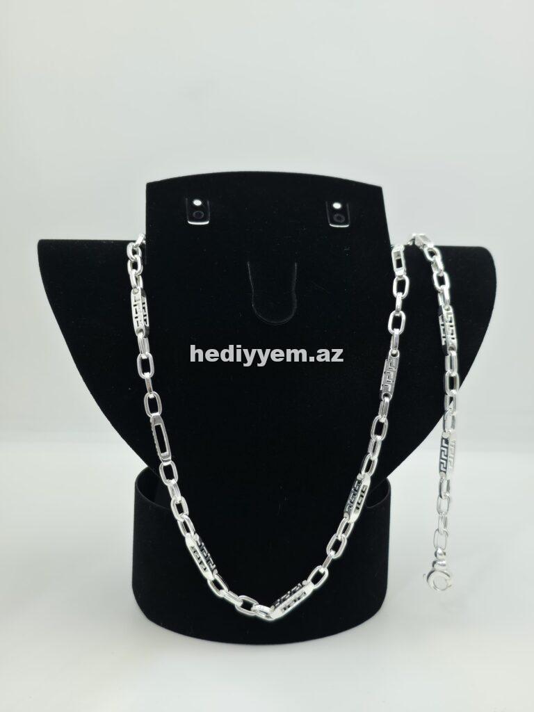 Versace kisi ucun gumus dest (303189) — Hediyyem.az